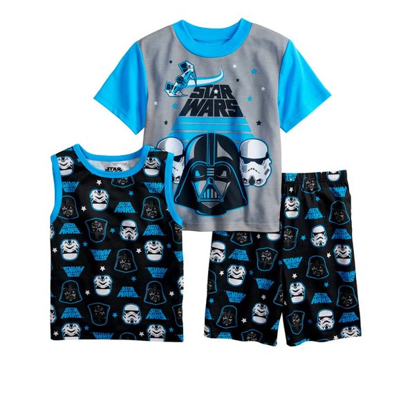 Star Wars | Pajamas | Nwt Girl Boy Star Wars Darth Vader Storm Troopers ...